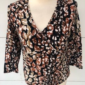 Ruby Rd. Tops | 1xl Ruby Rd Blue Black Lime Green Top Nwot | Poshmark